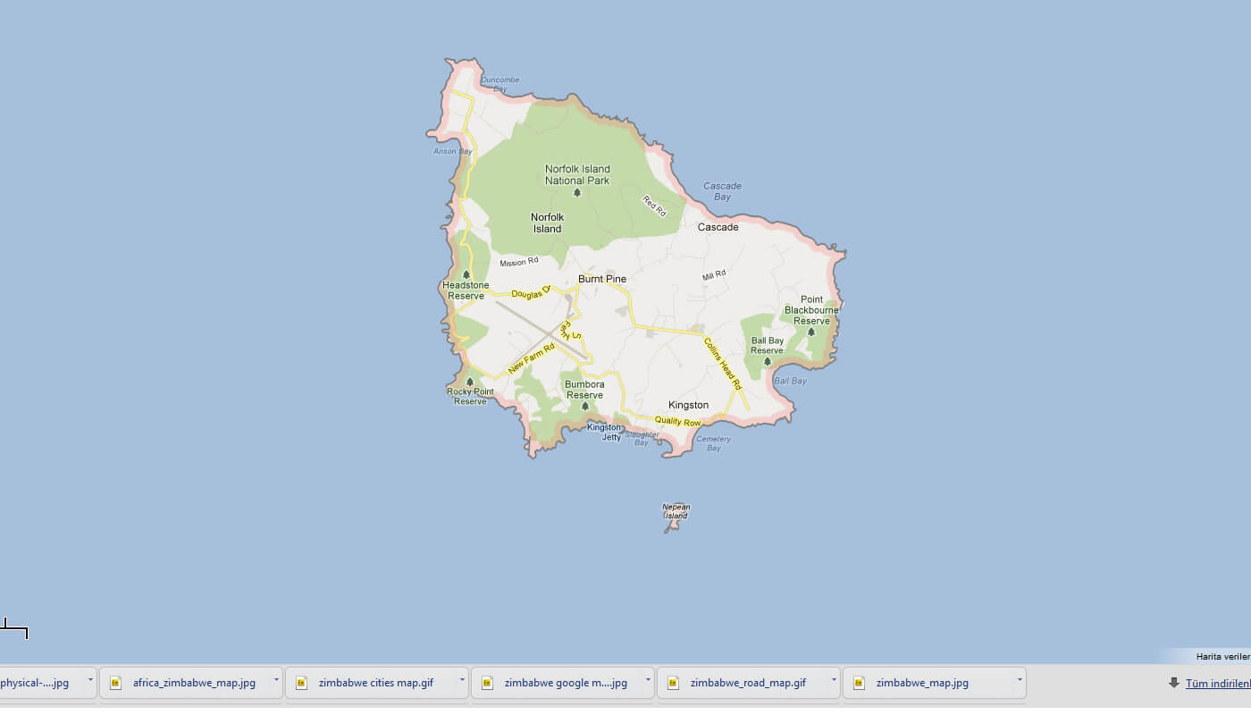 Norfolk Island Map - Norfolk Island