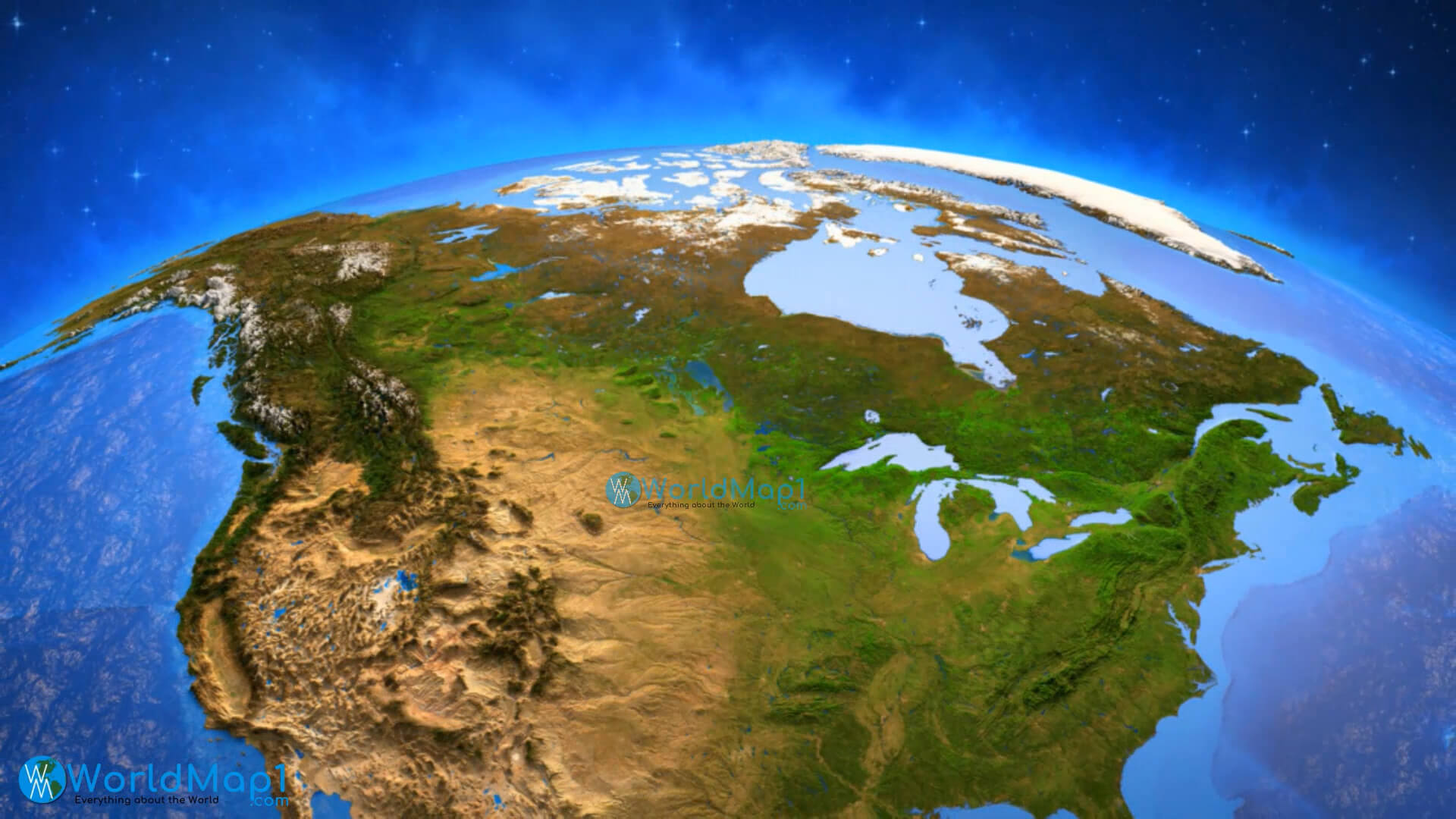 North America Maps and Countries Map 3