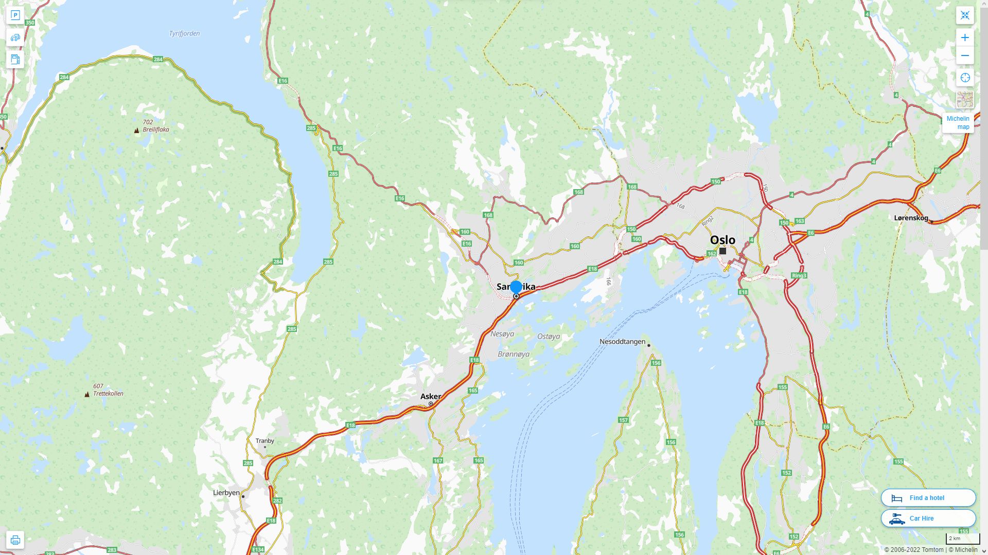 Baerum Map - Norway