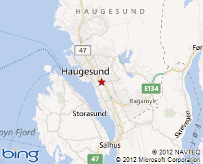 Haugesund Map - Norway