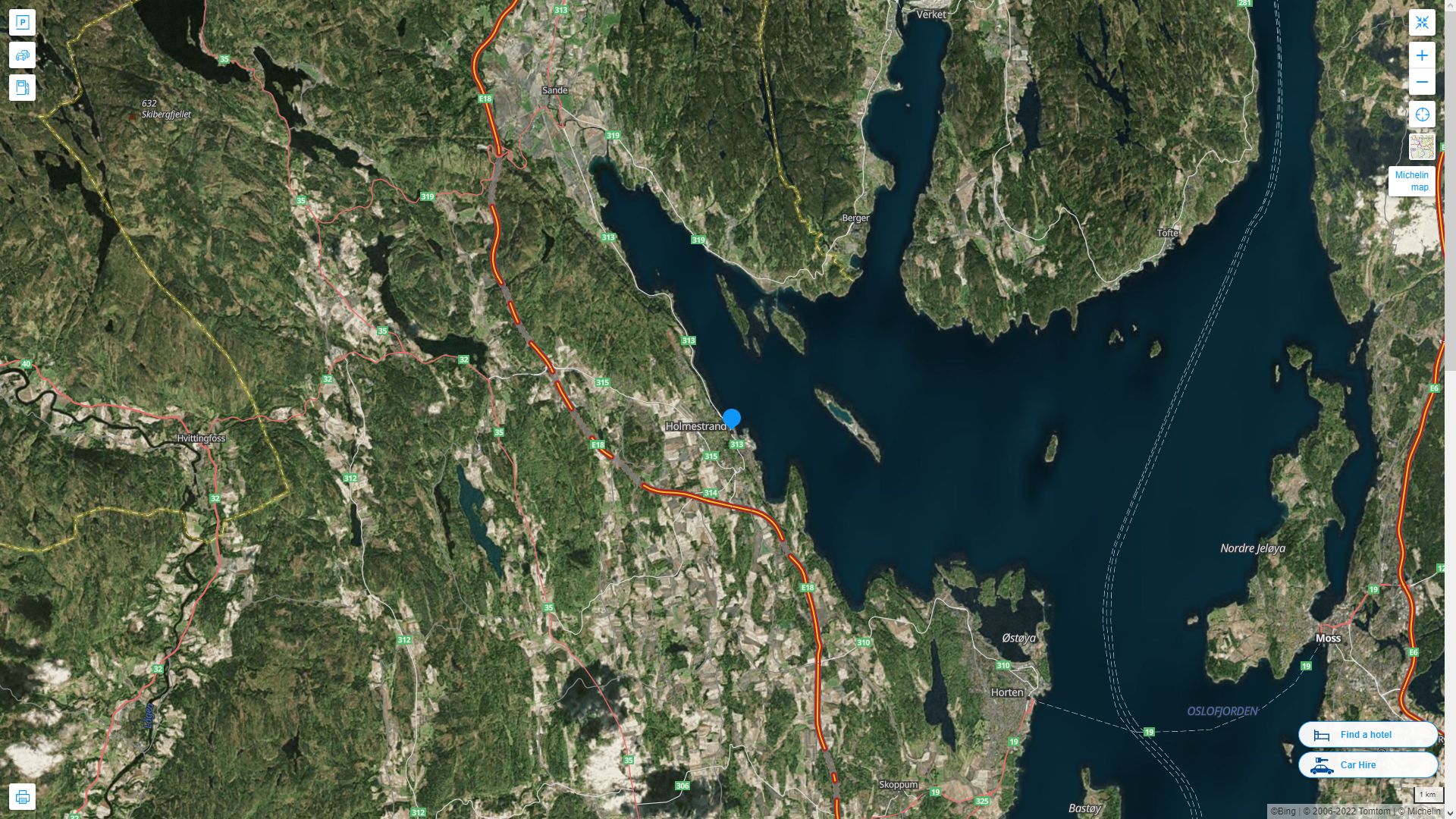 Holmestrand Map - Norway