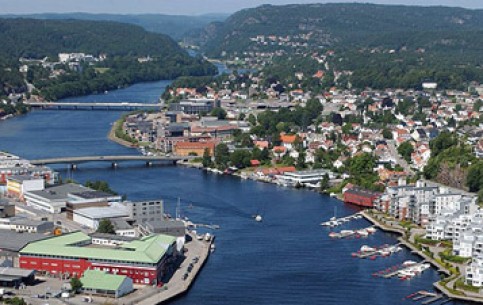 Kristiansand Map - Norway