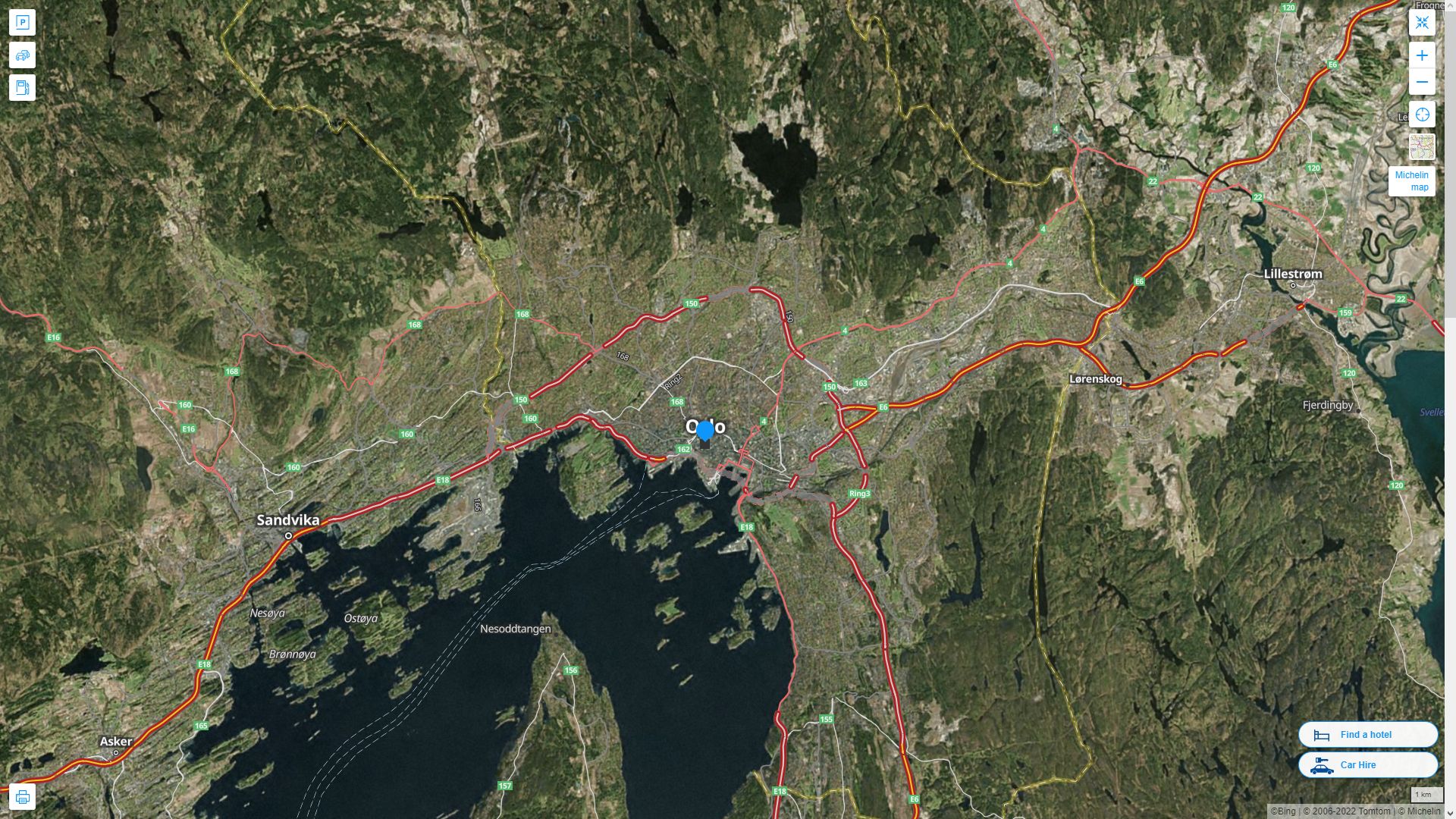 Oslo Map - Norway