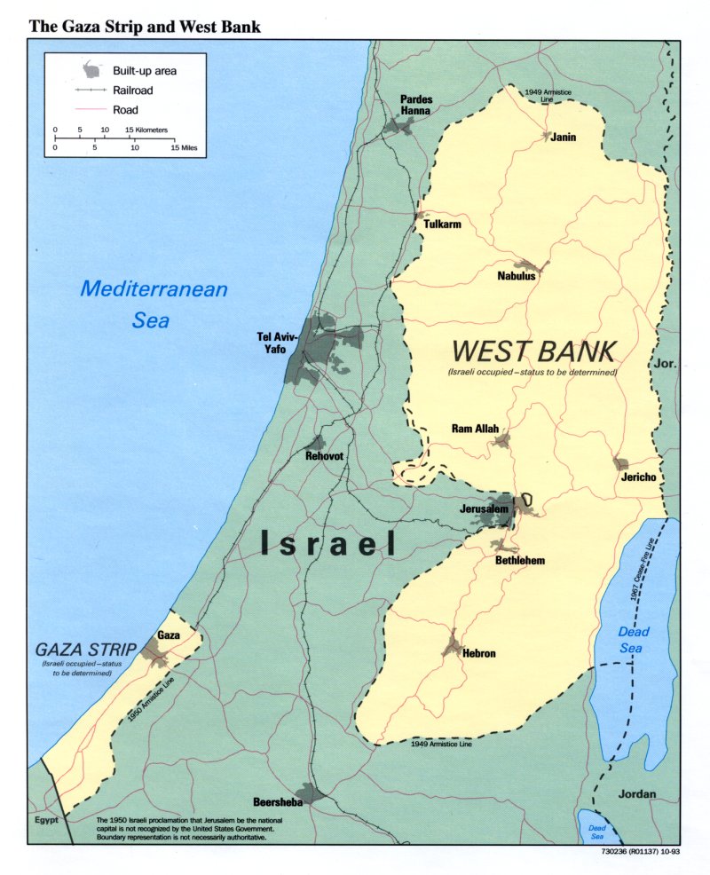 Jericho Map - Palestine