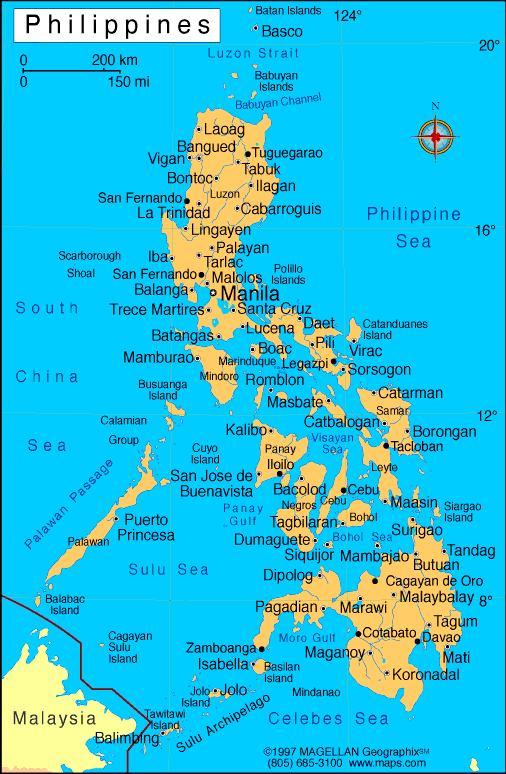 Davao Map - Philippines