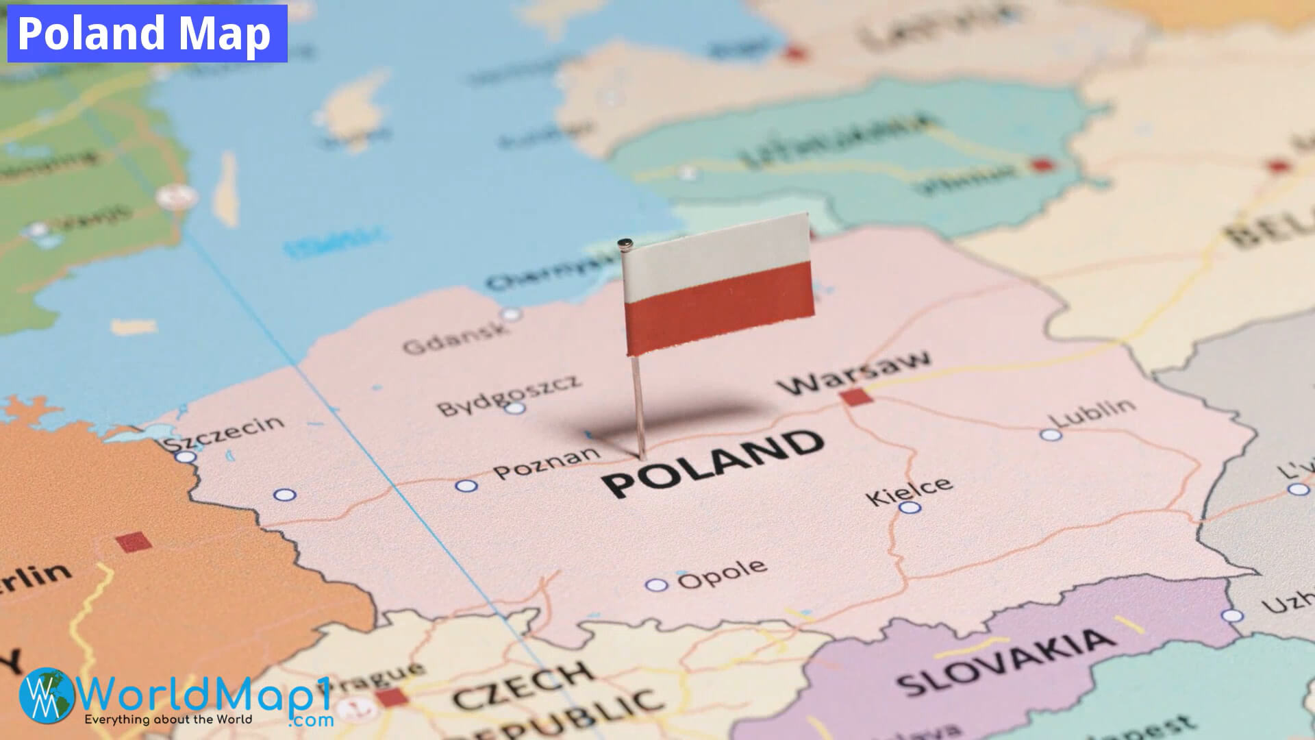High Detailed Poland Map