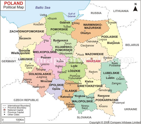 Poland Map - Poland Poland Map - Poland