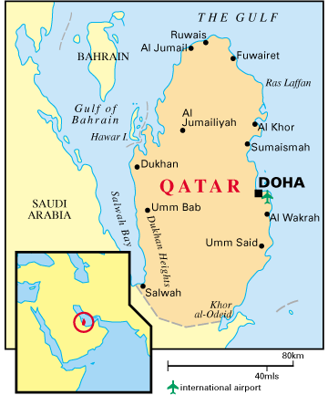 Qatar Map