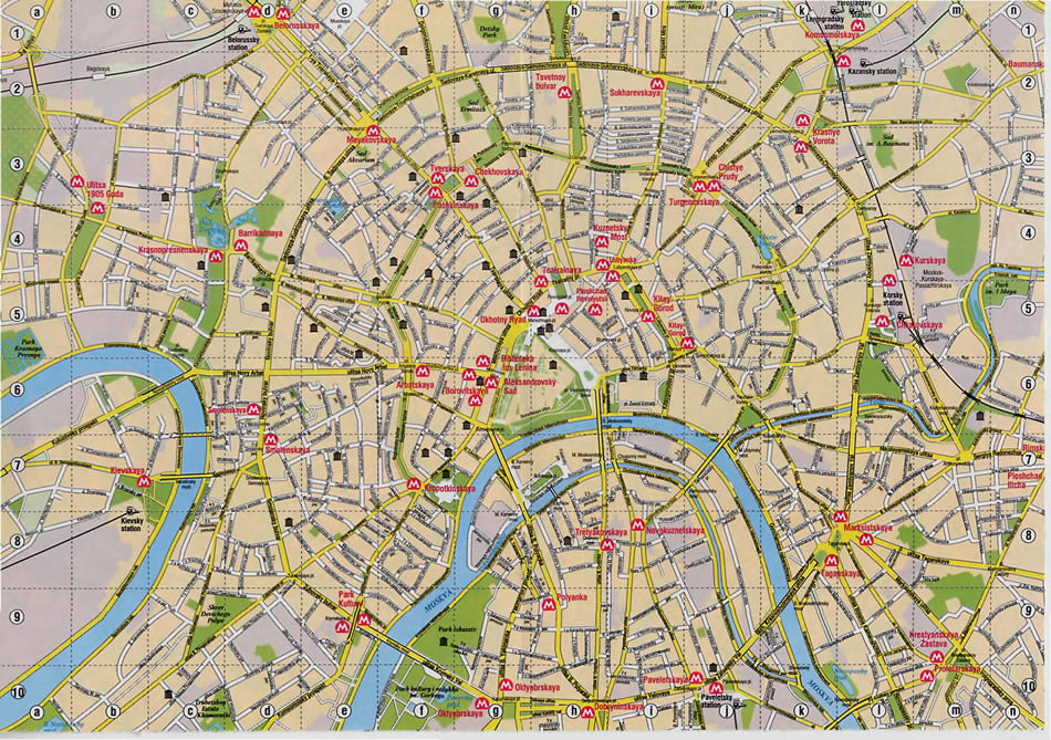 Moscow Map - Russia