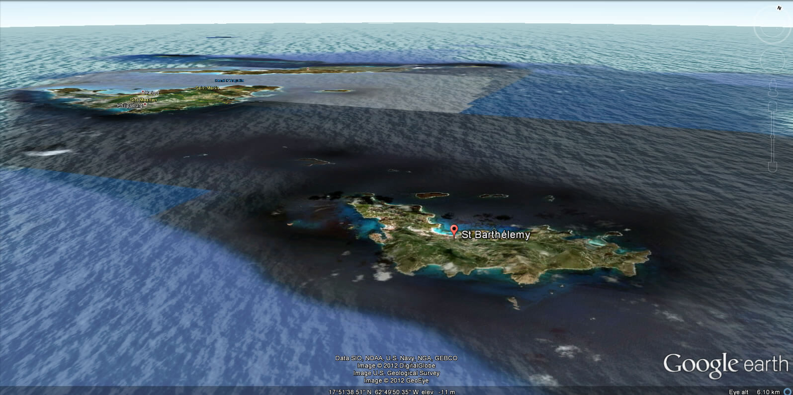 Saint Barthelemy Map - Saint Barthelemy