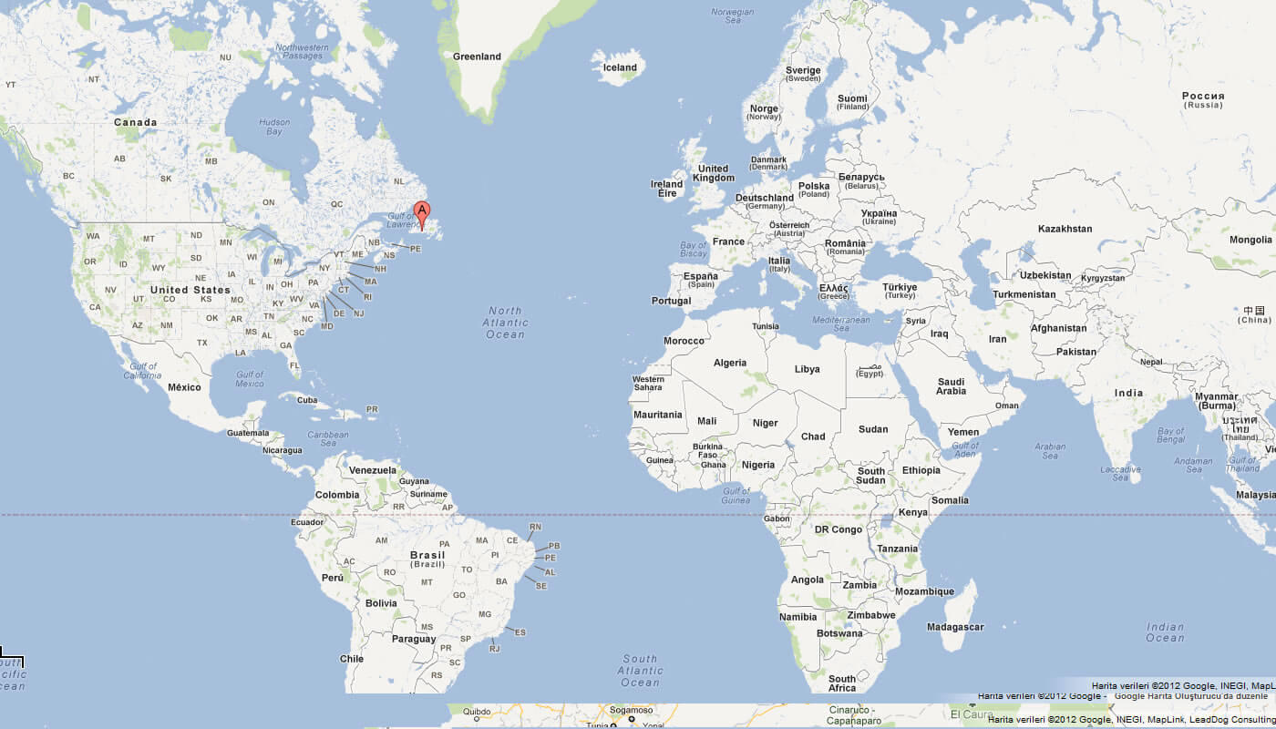 Saint Pierre and Miquelon Map