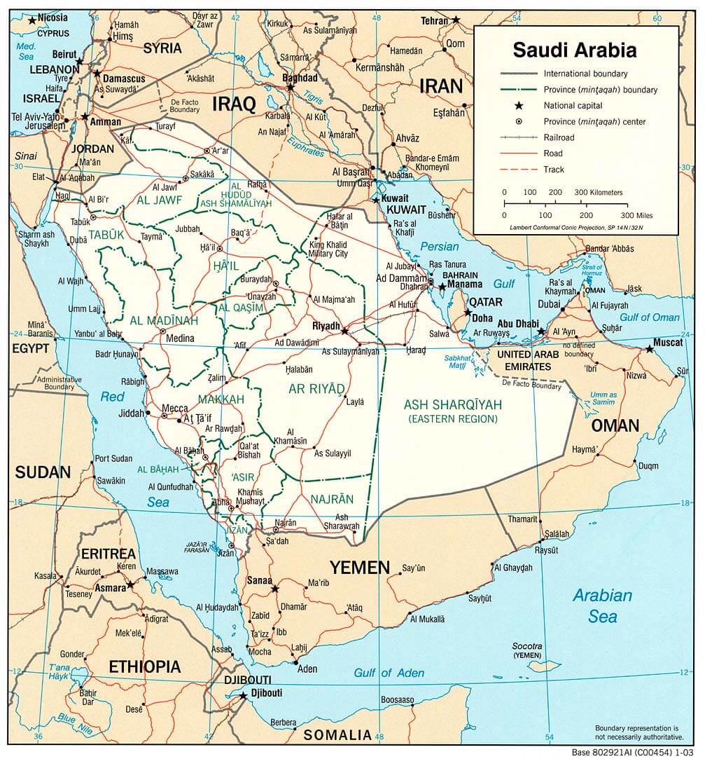 Saudi Arabia Map