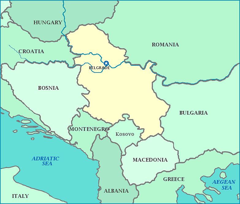 Serbia Map - Serbia Serbia Map - Serbia