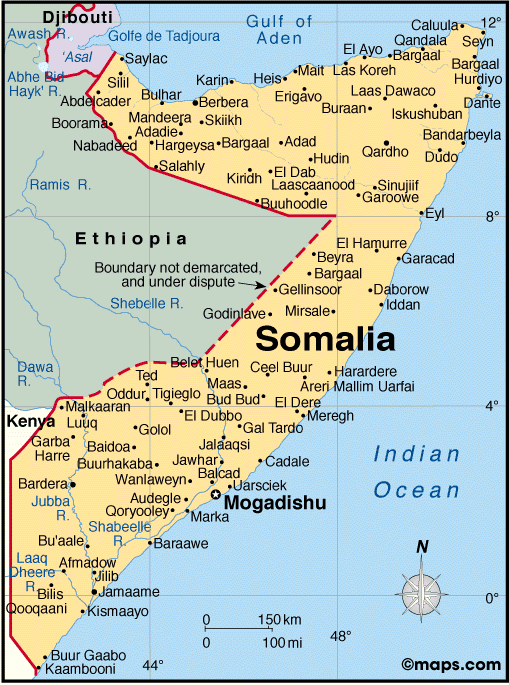 Somalia Map