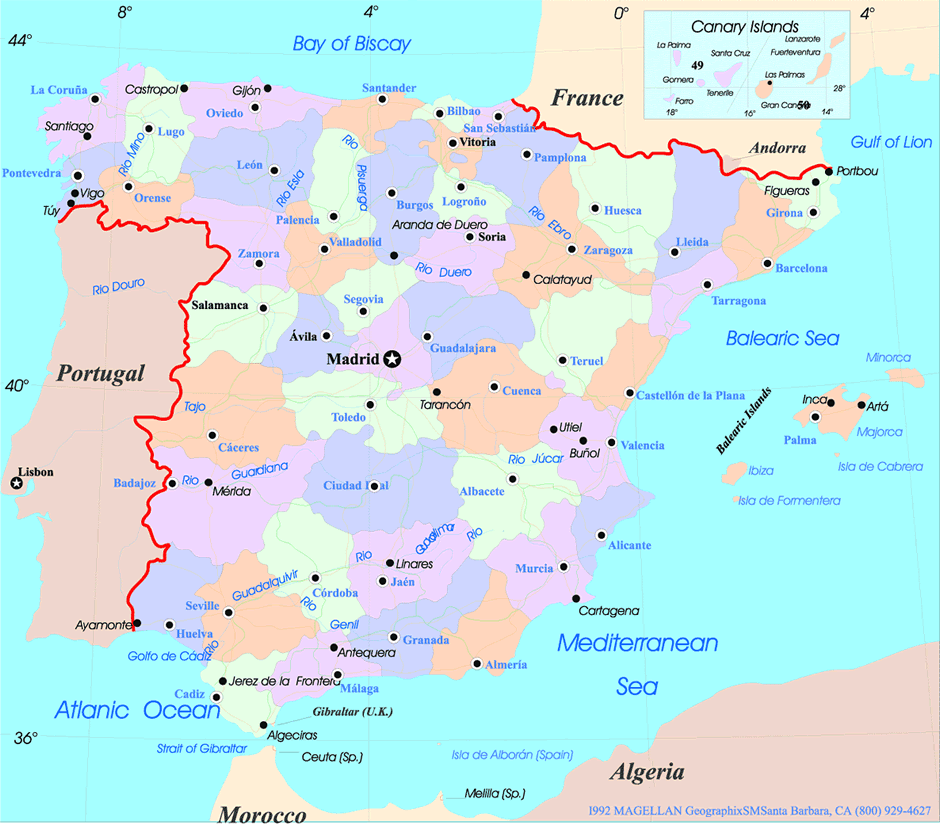 Vigo Map - Spain