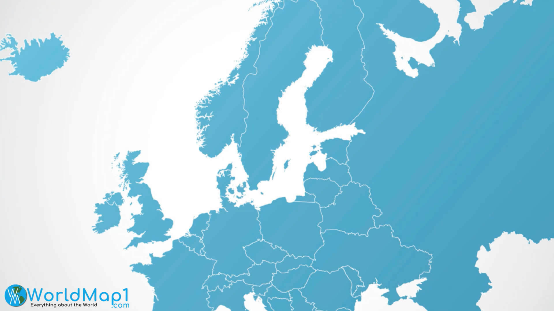 High Detailed Sweden Map