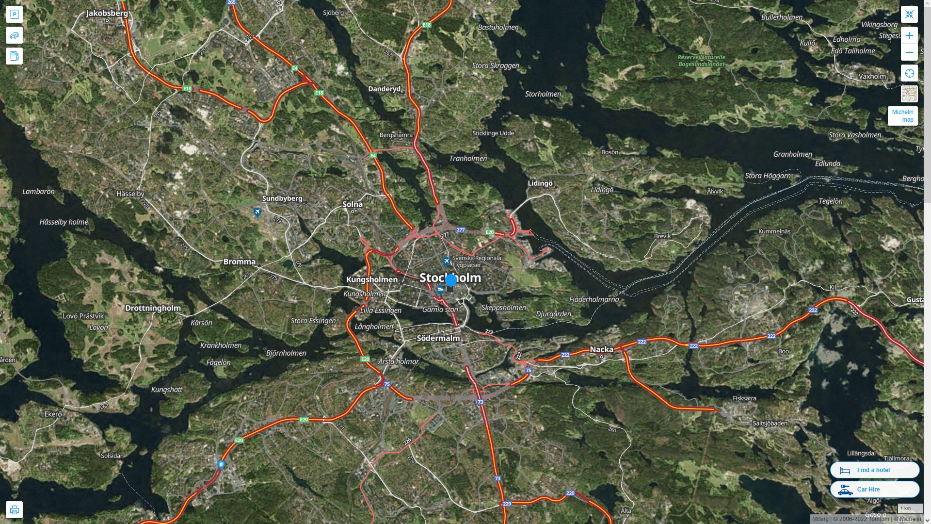 Stockholm Map - Sweden