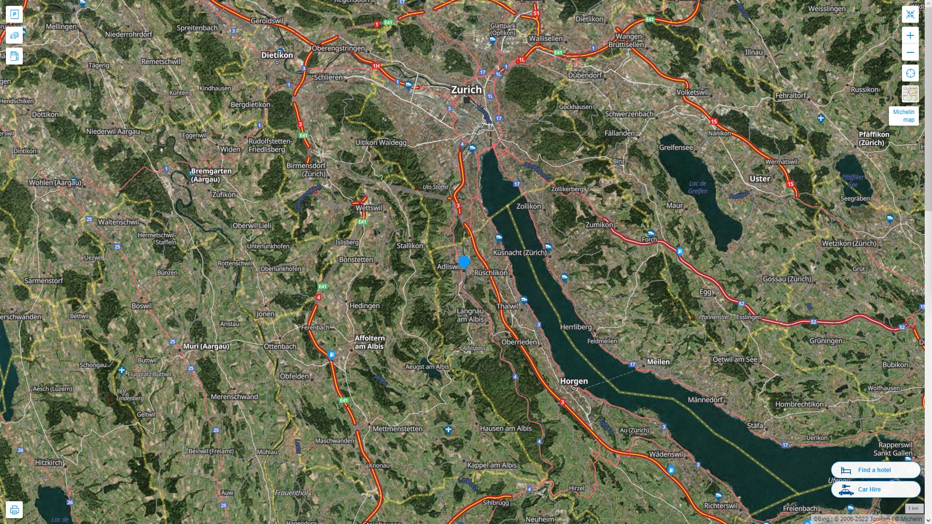 Adliswil Map - Switzerland