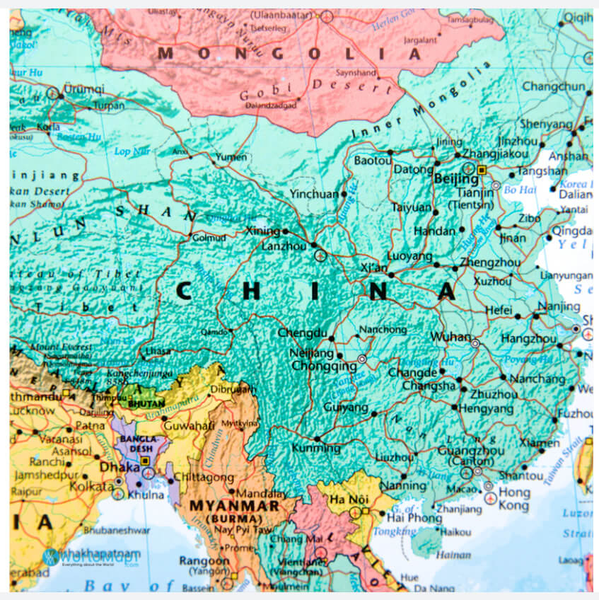Where is Taiwan in the World