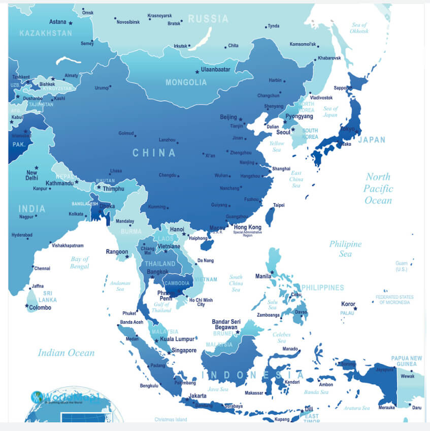 Where is Taiwan in the World