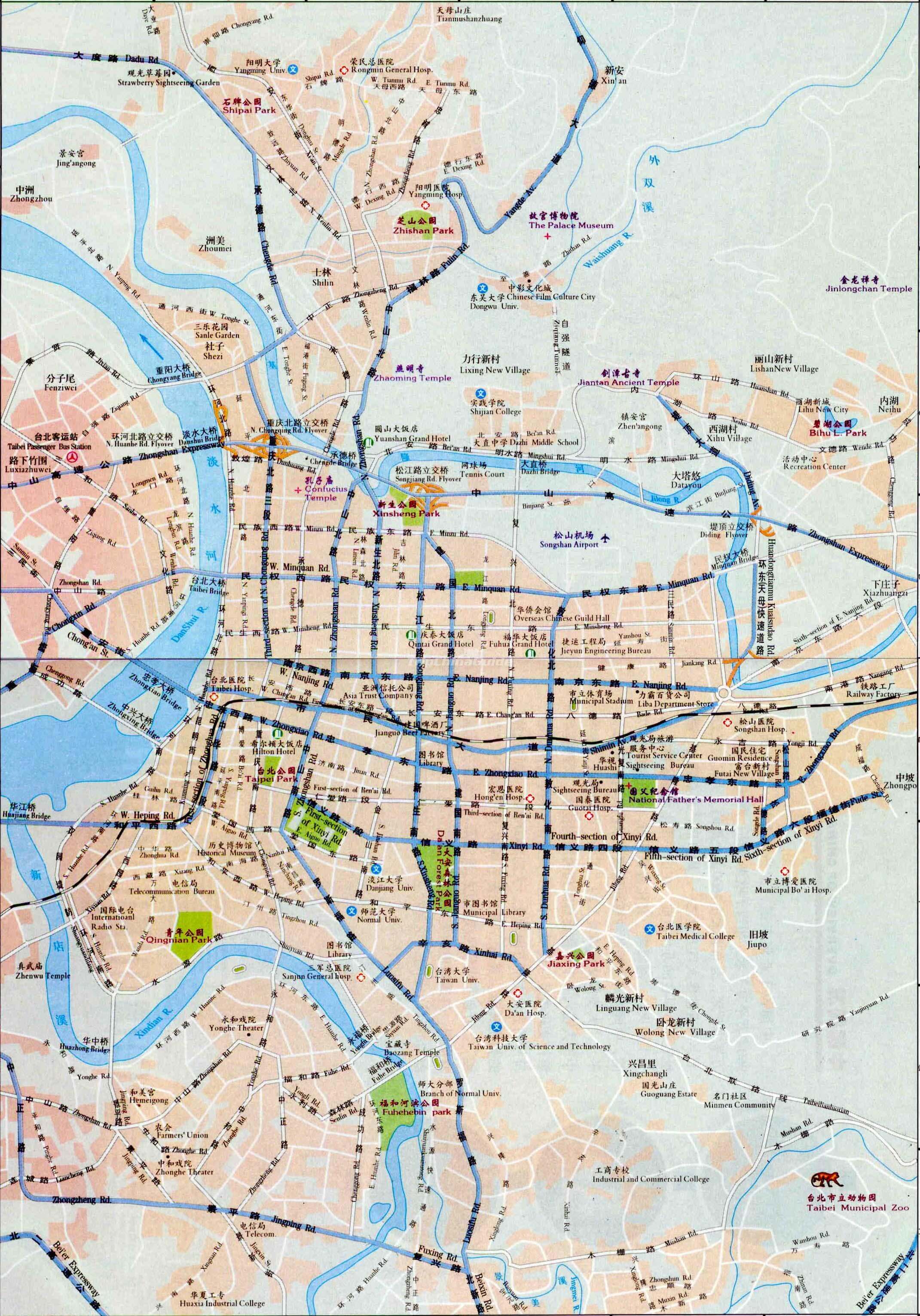 Taipei Map - Taiwan