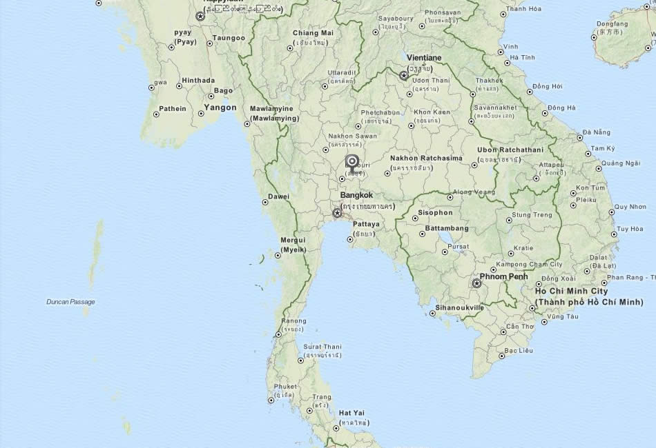 Samut Prakan Map - Thailand