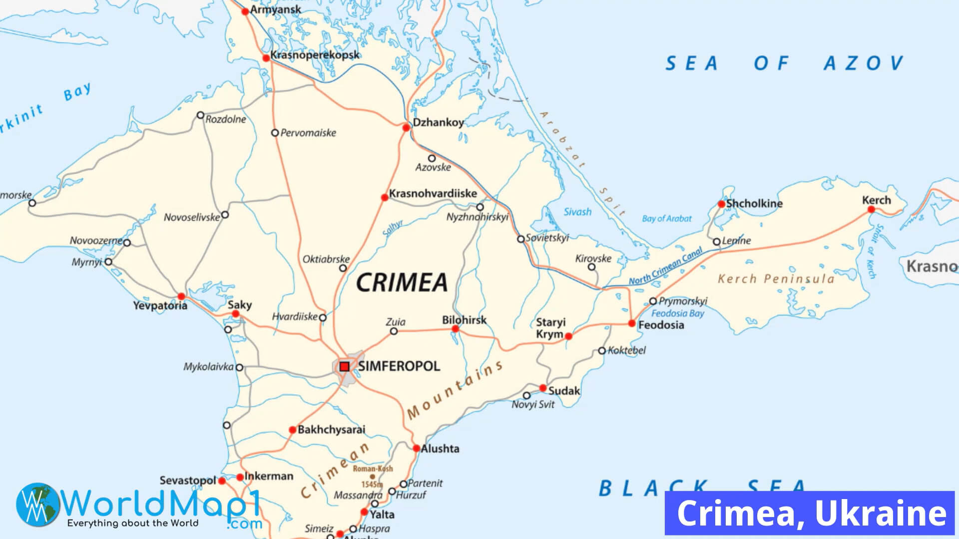 Ukraine and Russia War in Maps, Where are Crimea and Donbas