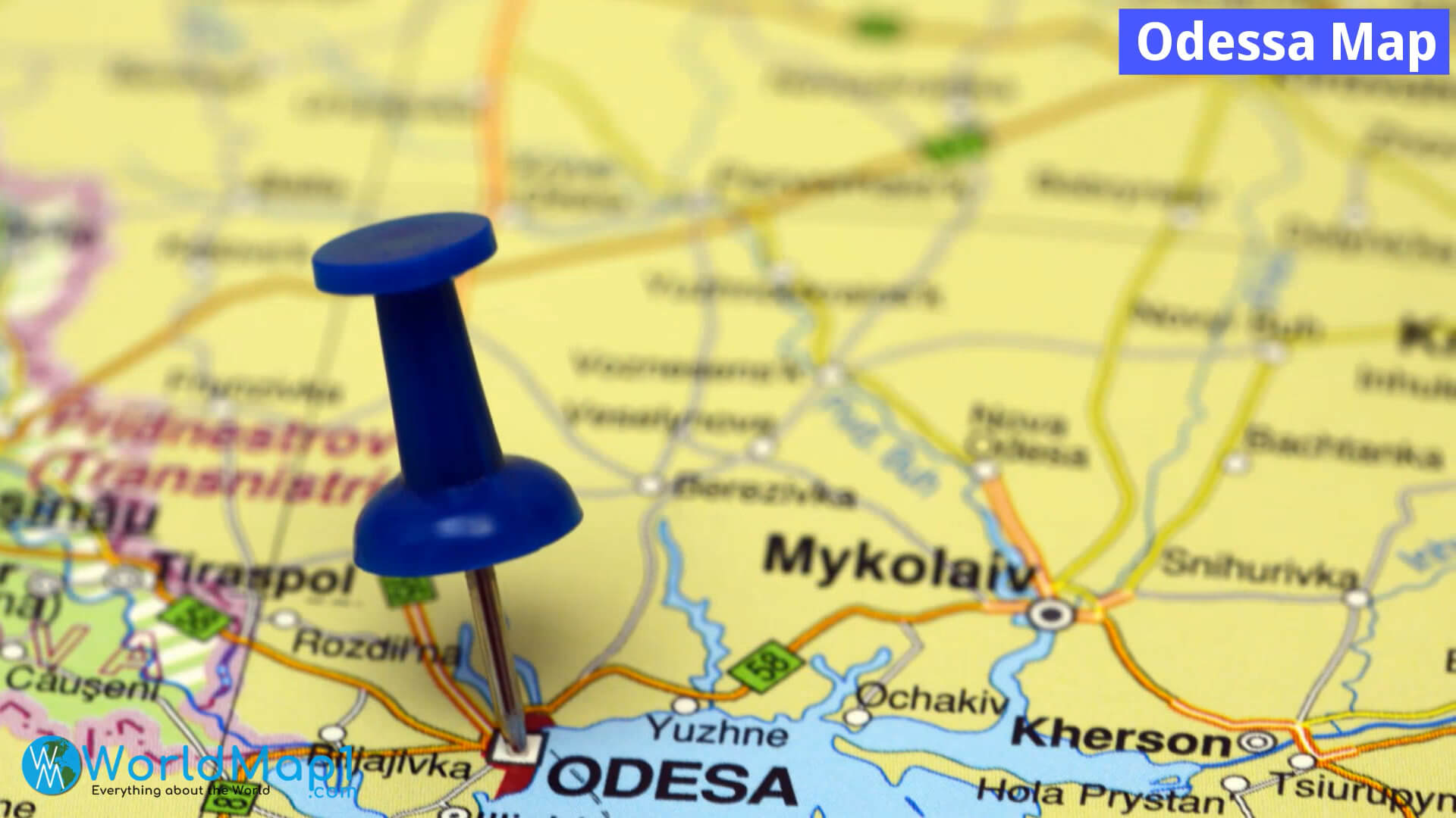 Odessa Map - Ukraine