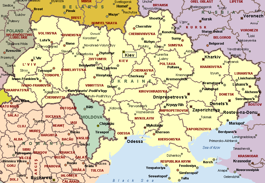Ukraine Map
