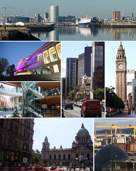 Belfast Map - United Kingdom