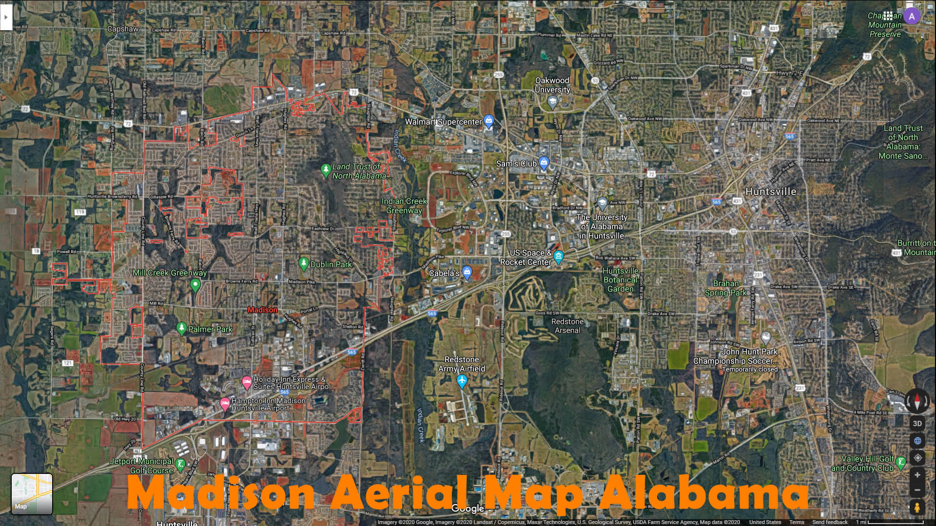 Madison Alabama Map - United States