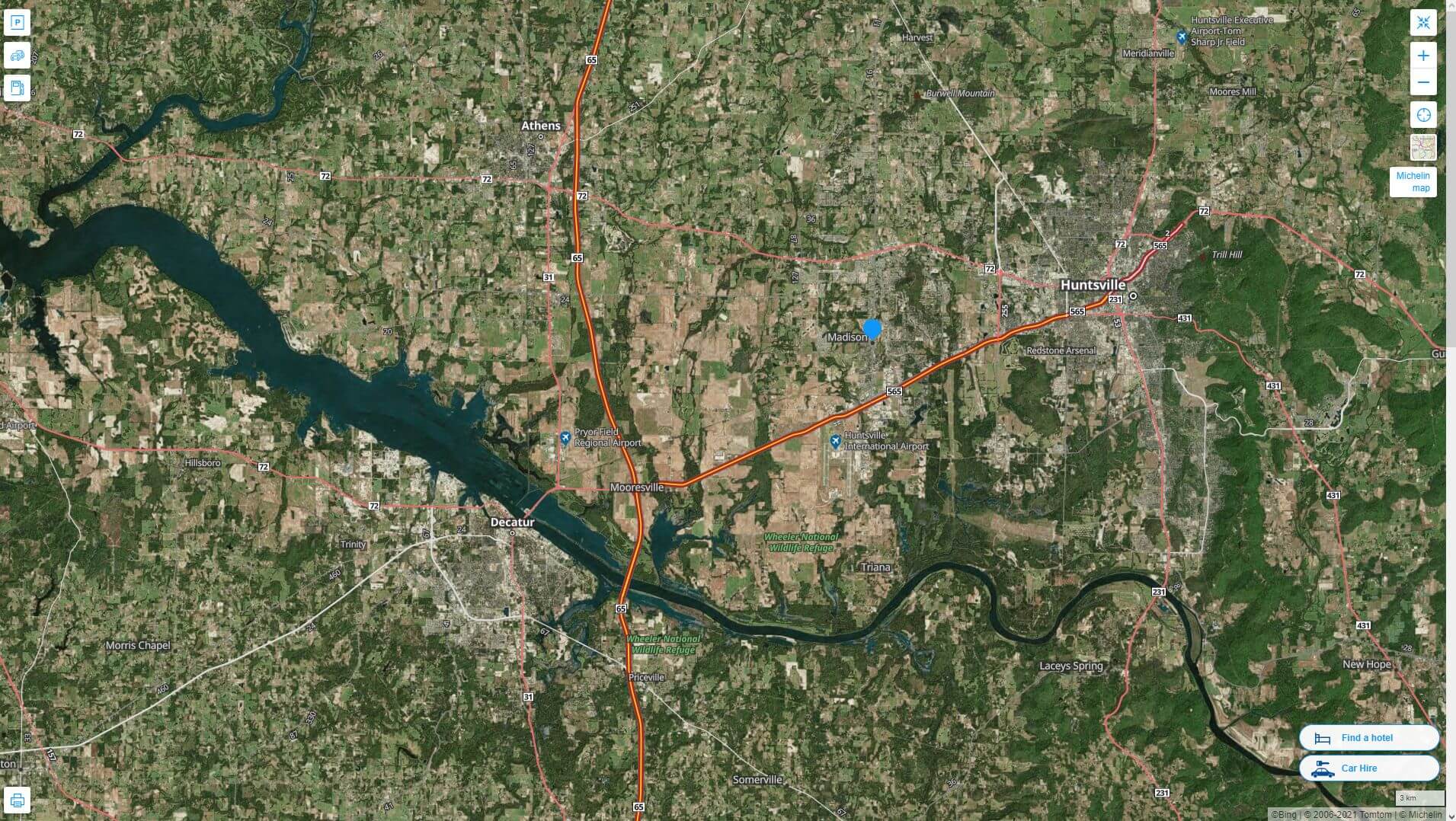 Madison Alabama Map - United States
