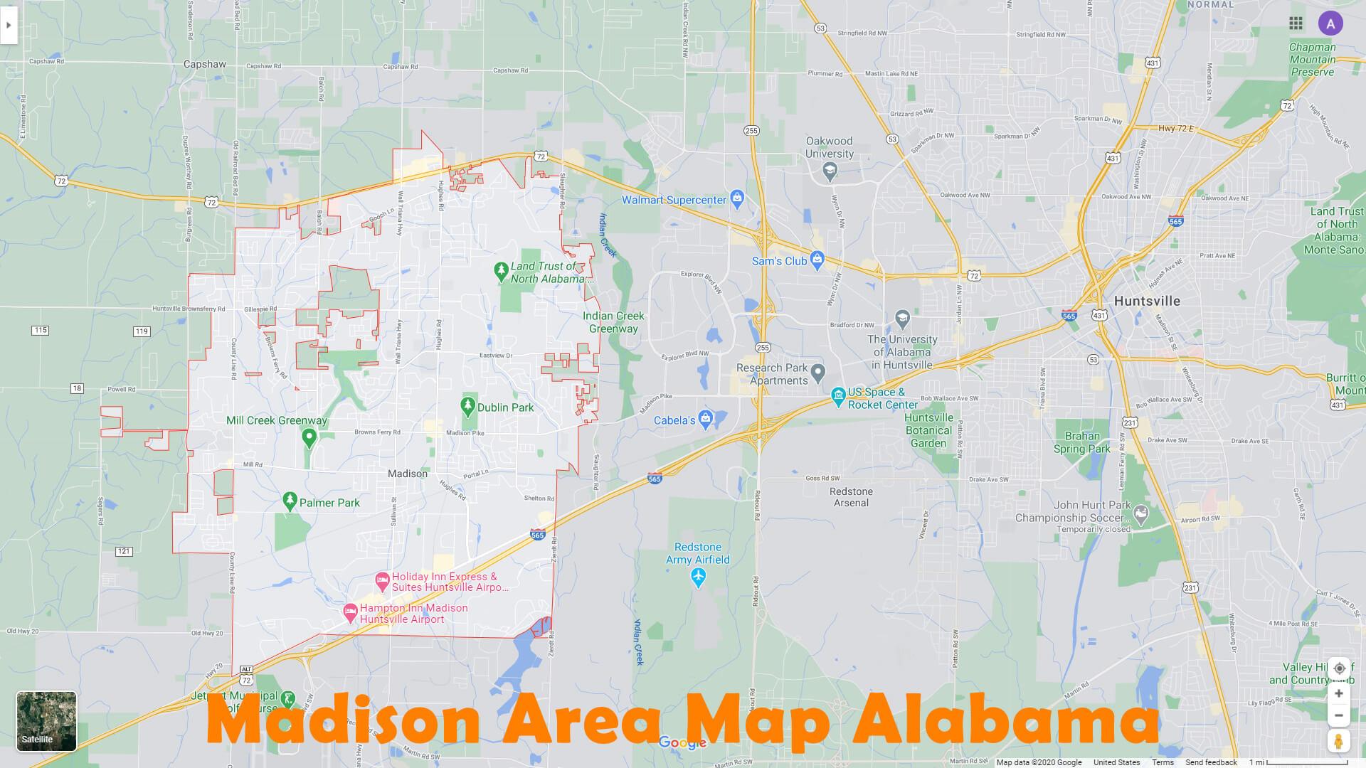 Madison Alabama Map - United States