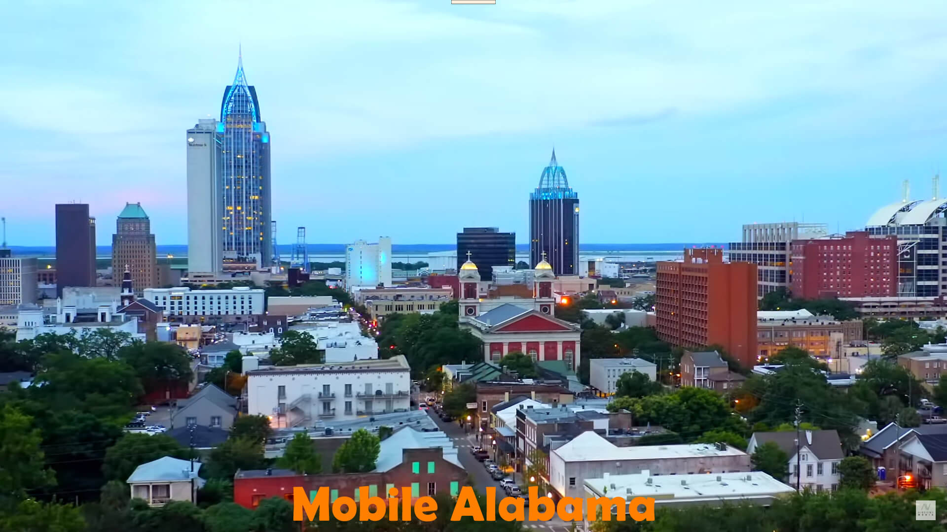 Mobile Alabama Map - United States