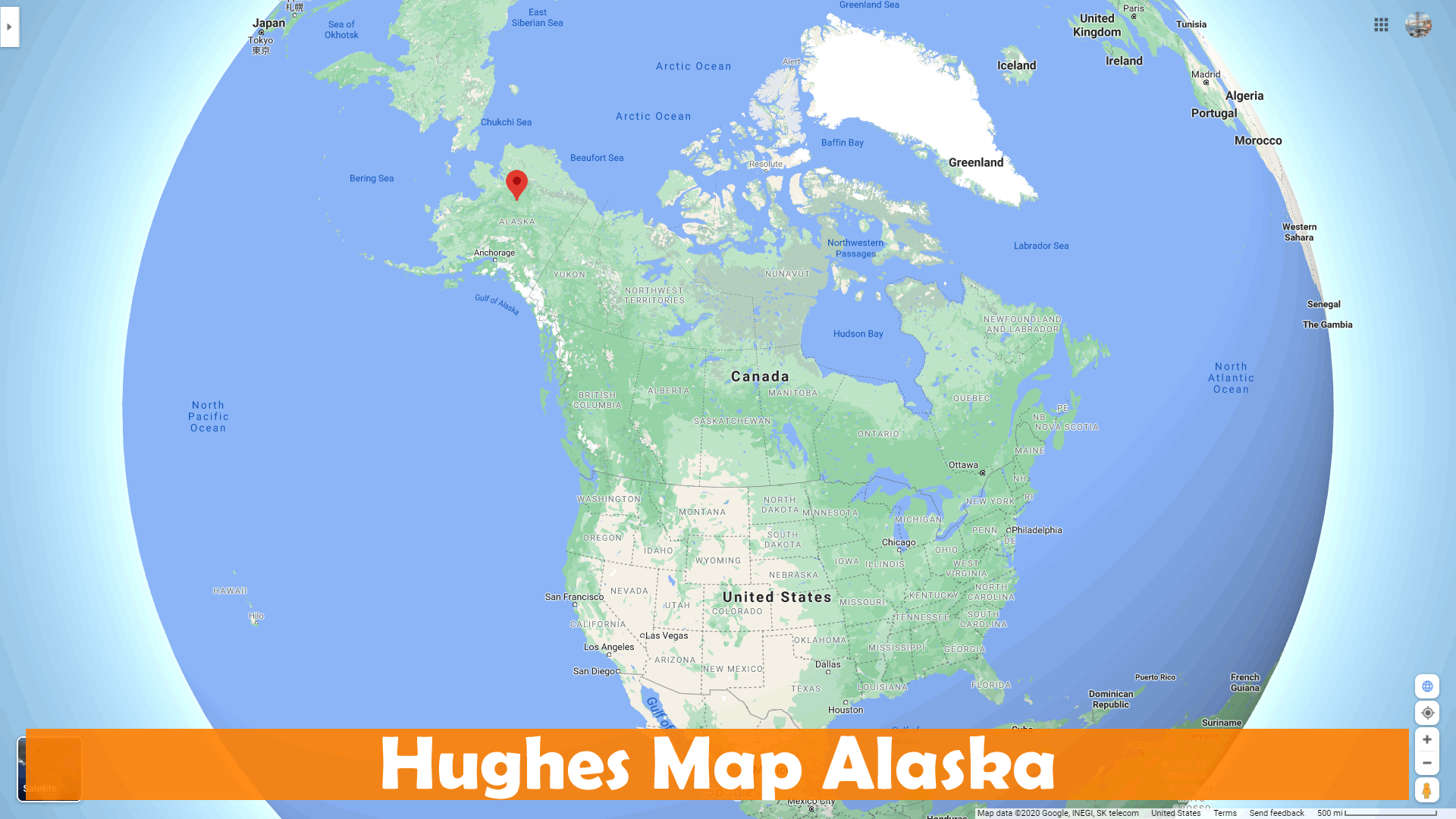 Hughes Alaska Map - United States