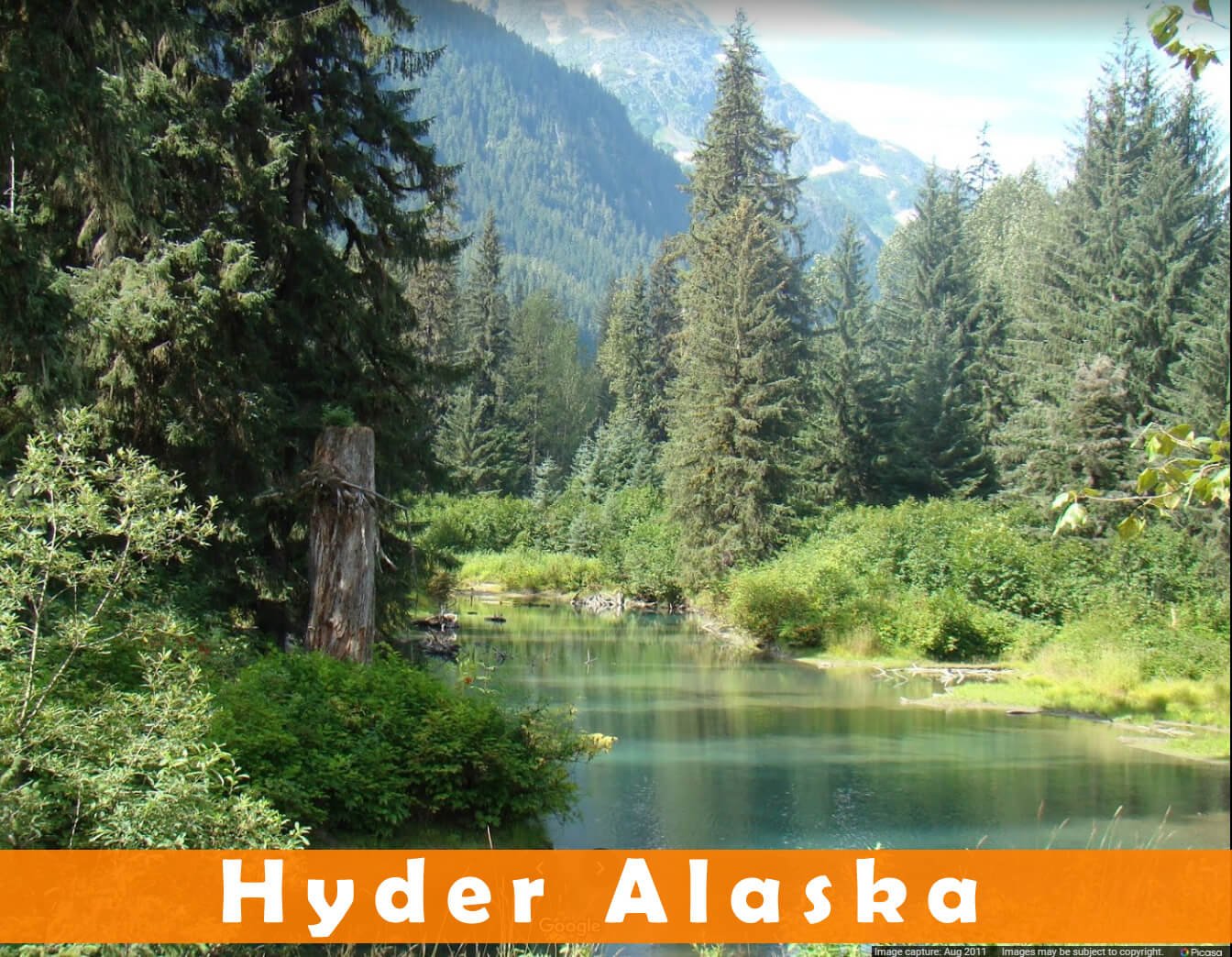 Hyder, Alaska Map