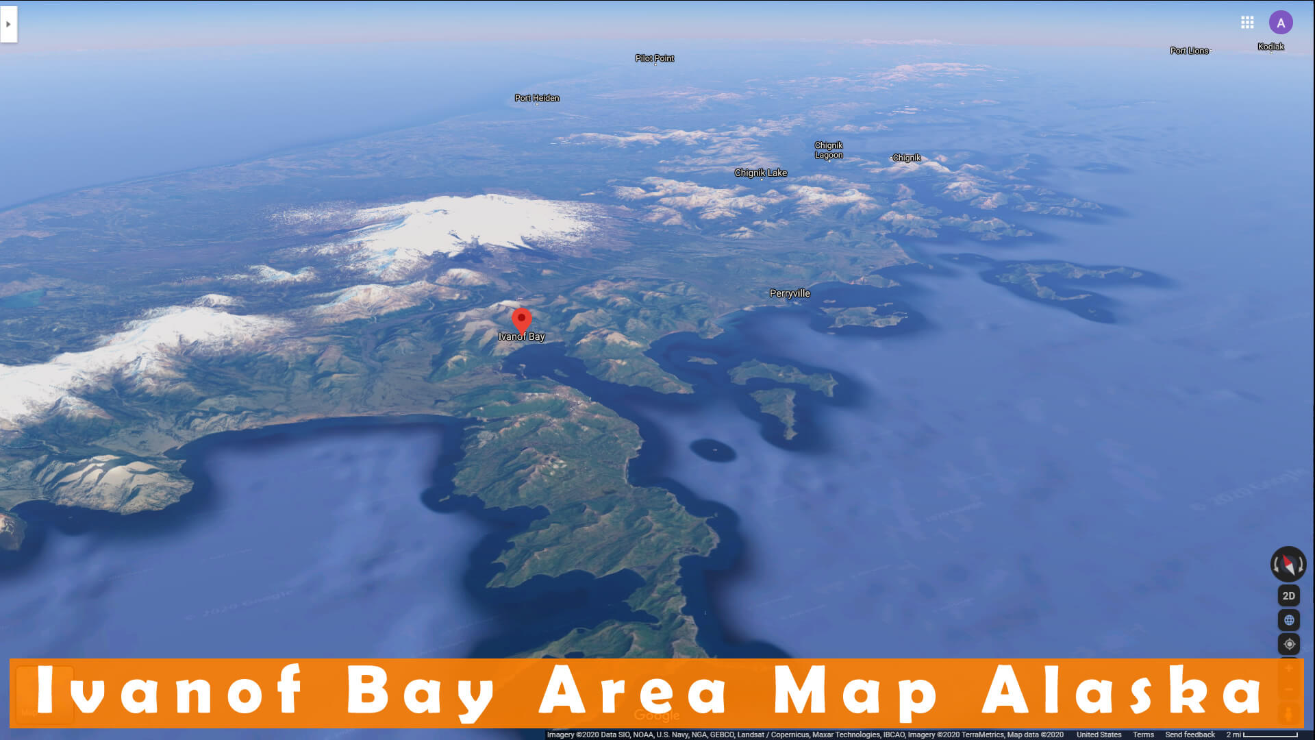 Ivanof Bay, Alaska Map