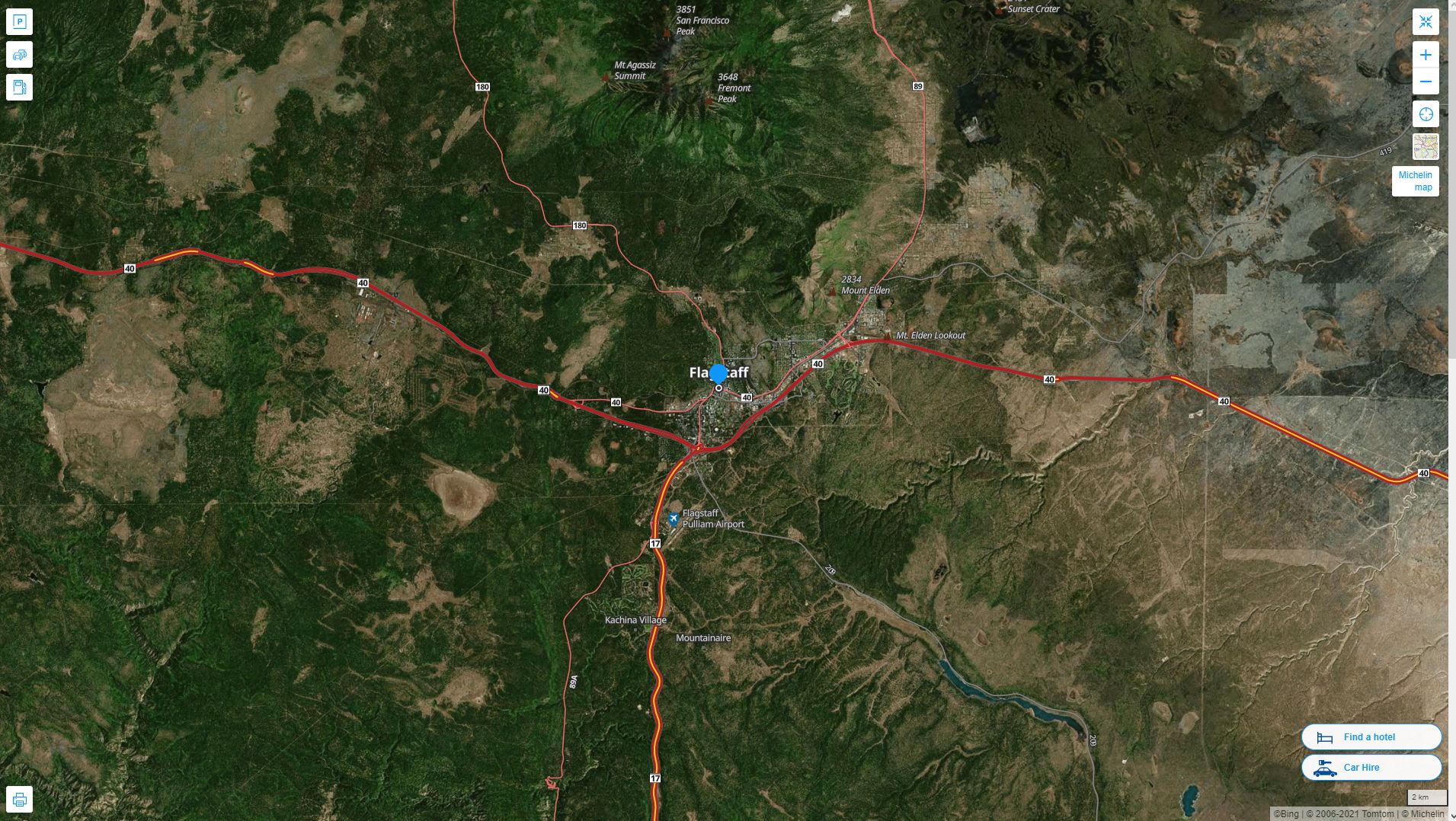 Flagstaff, Arizona Map