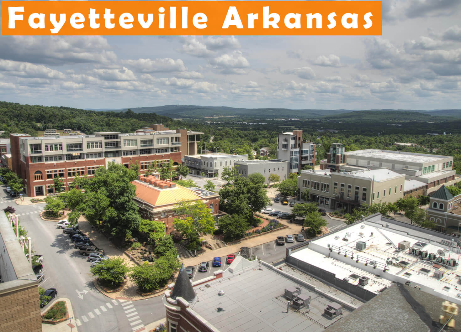 Fayetteville Arkansas Map - United States