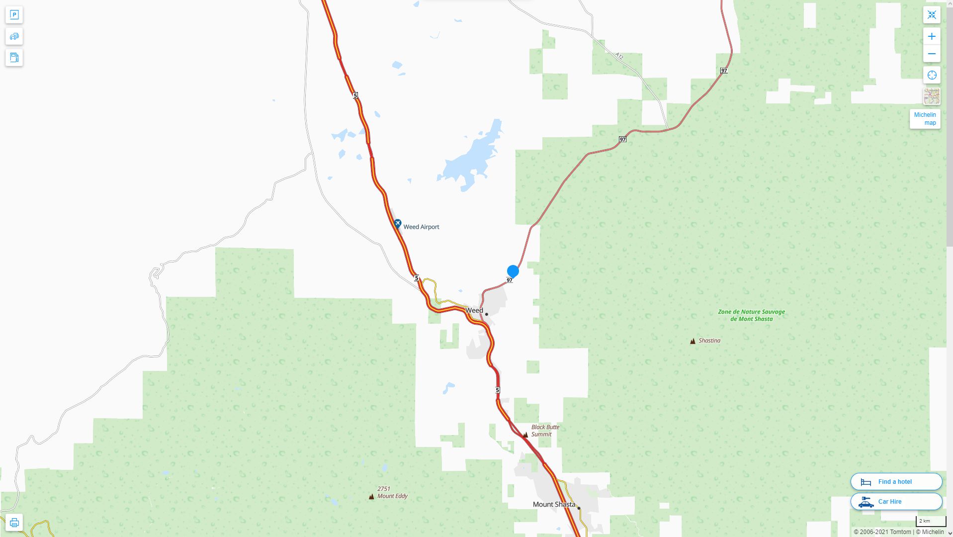 Carrick, California Map