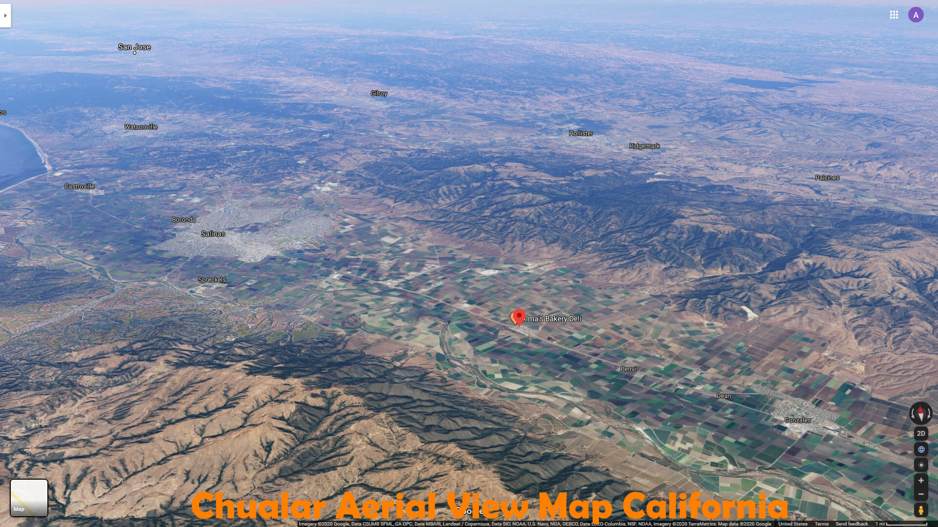 Chualar, California Map