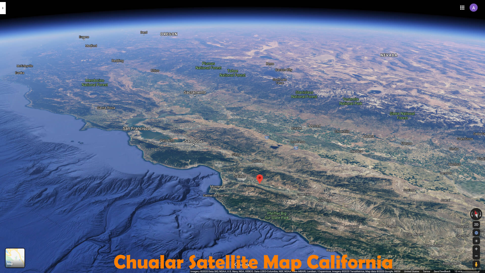 Chualar, California Map