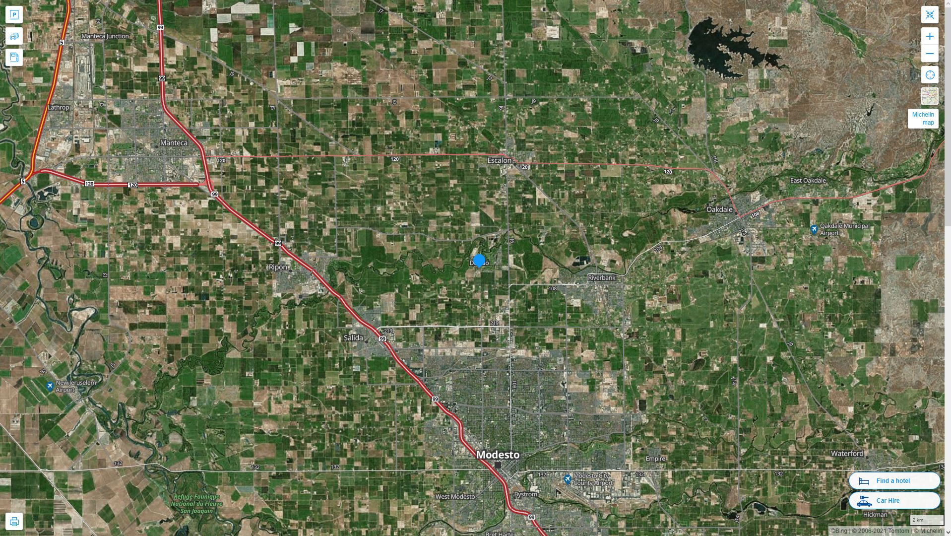 Del Rio, California Map