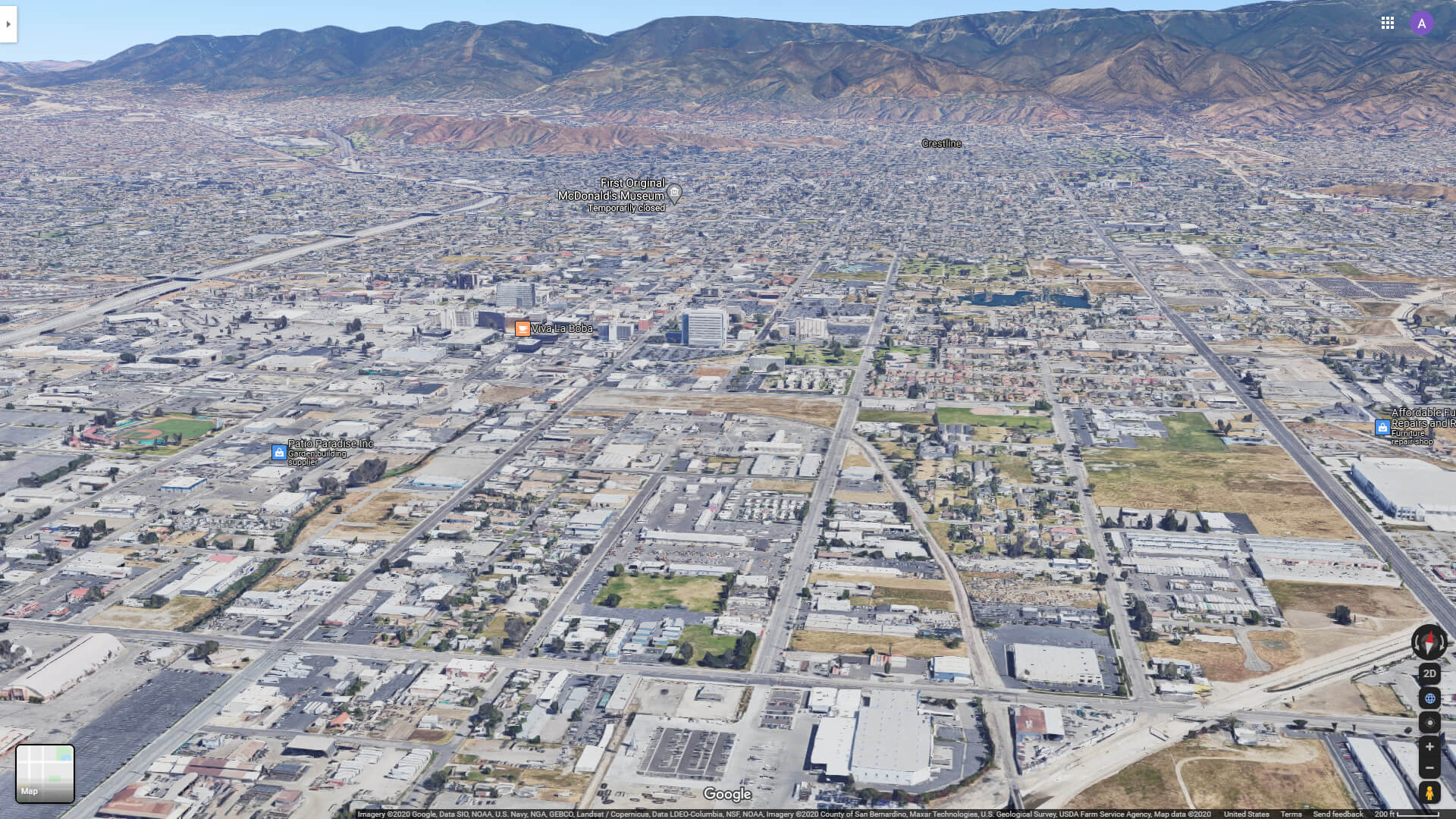 San Bernardino, California Map