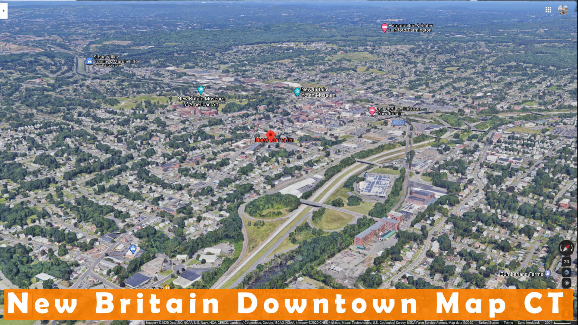 New Britain, Connecticut Map