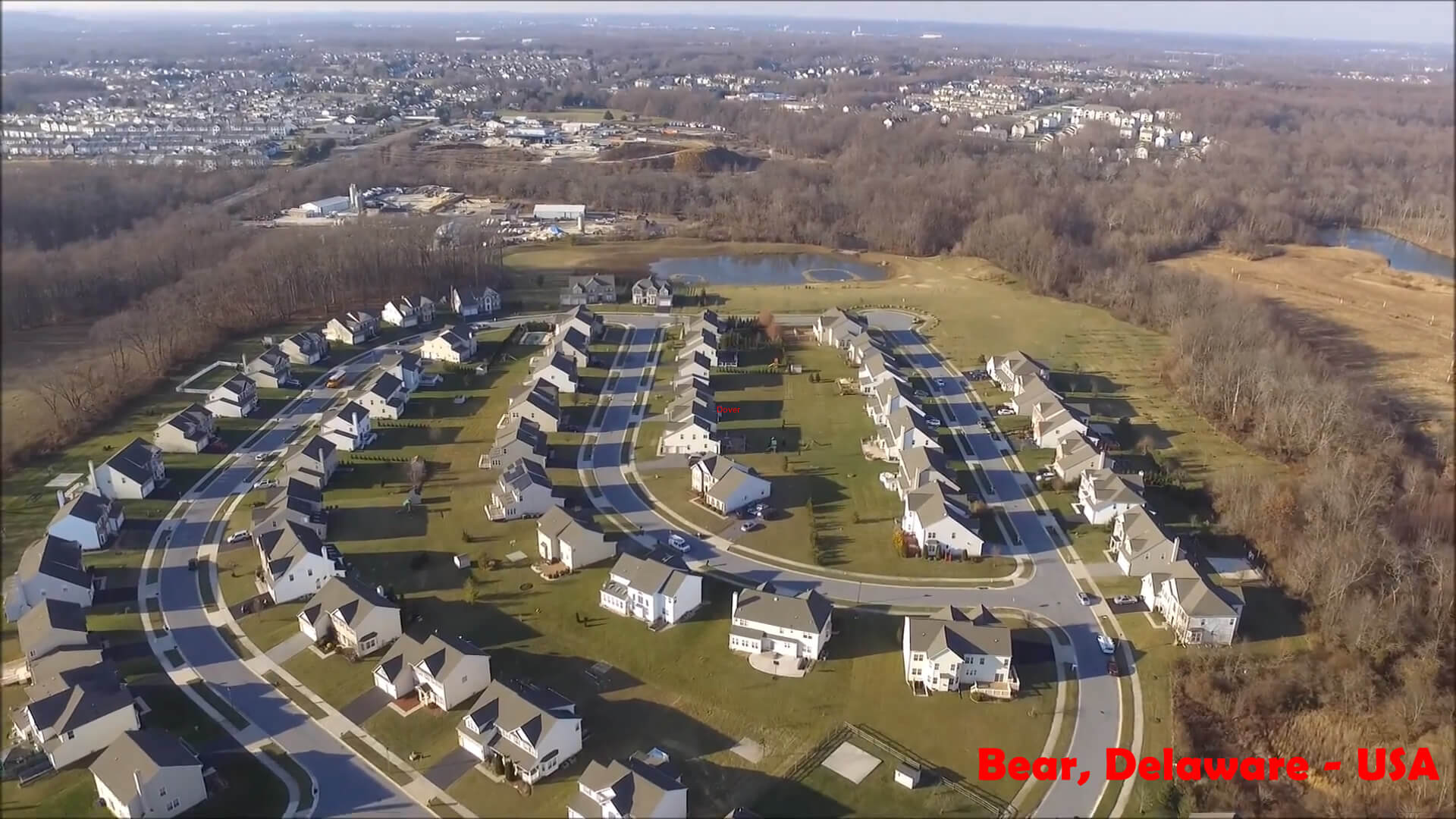 Bear Delaware Map - United States