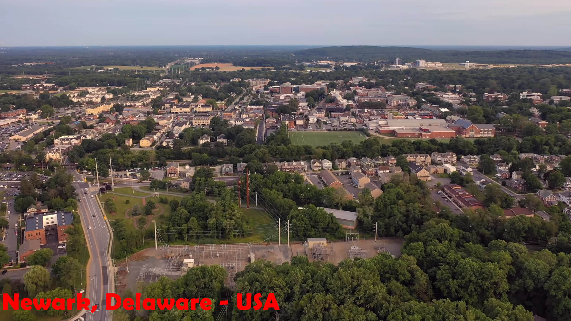 Newark, Delaware Map