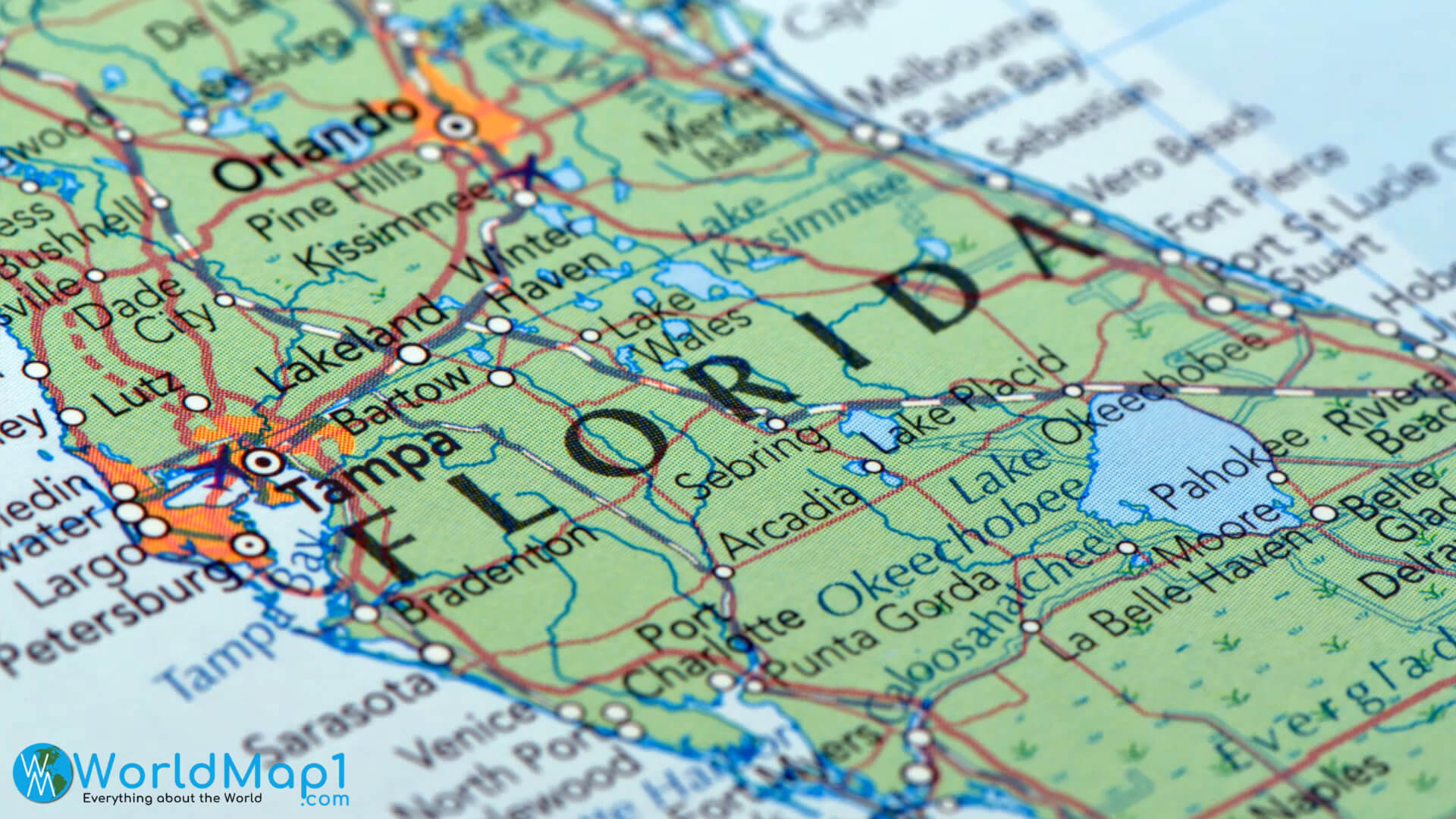 Where is Located Florida in the US and Cities Map of Florida