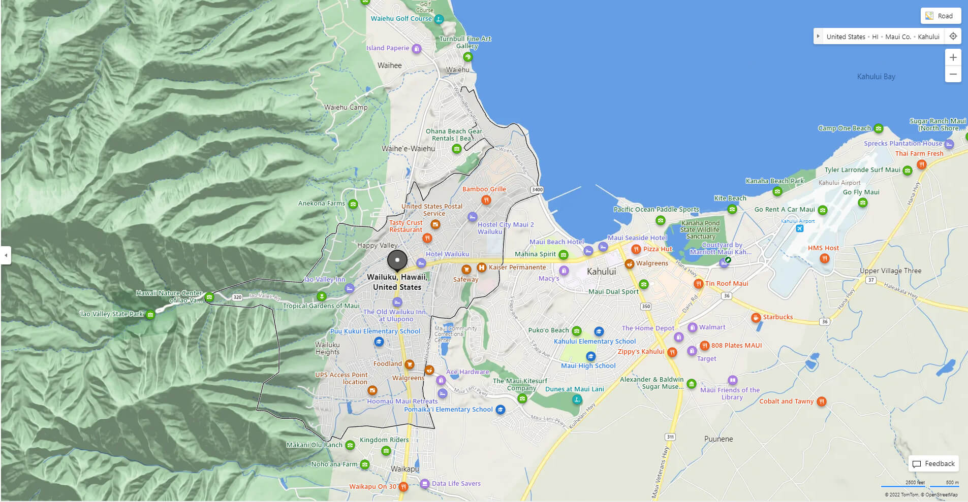 Kihei, Hawaii Map