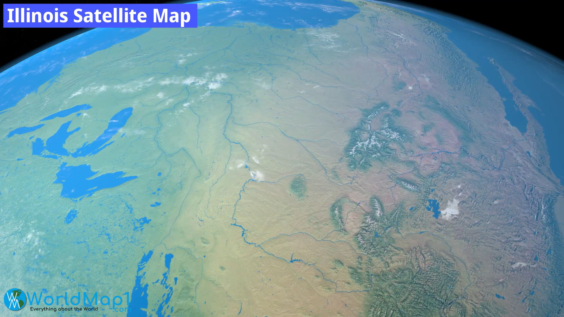 Where is Located Illinois in the US and Cities Map of Illino